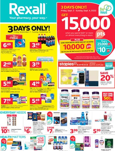 Rexall Flyers in Cranbrook, BC | reebee