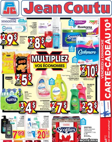 Jean Coutu Flyers in Victoriaville, QC | reebee